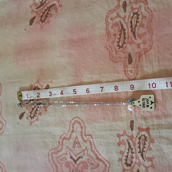 Jewelry | Cowgirl Necklace Pearl Turquoise Cow Tag Animal Tag Cattle ...